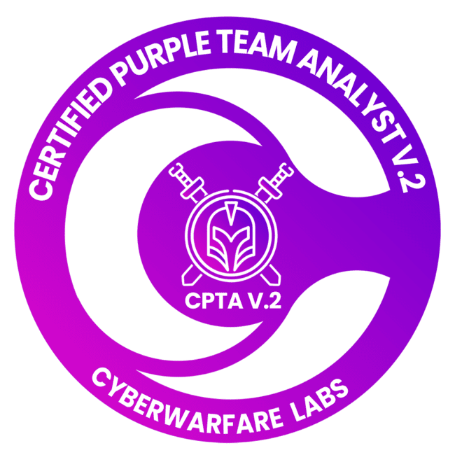 Certified Purple Team Analyst V2 [CPTA V2] - CWL : Advanced Cyber ...
