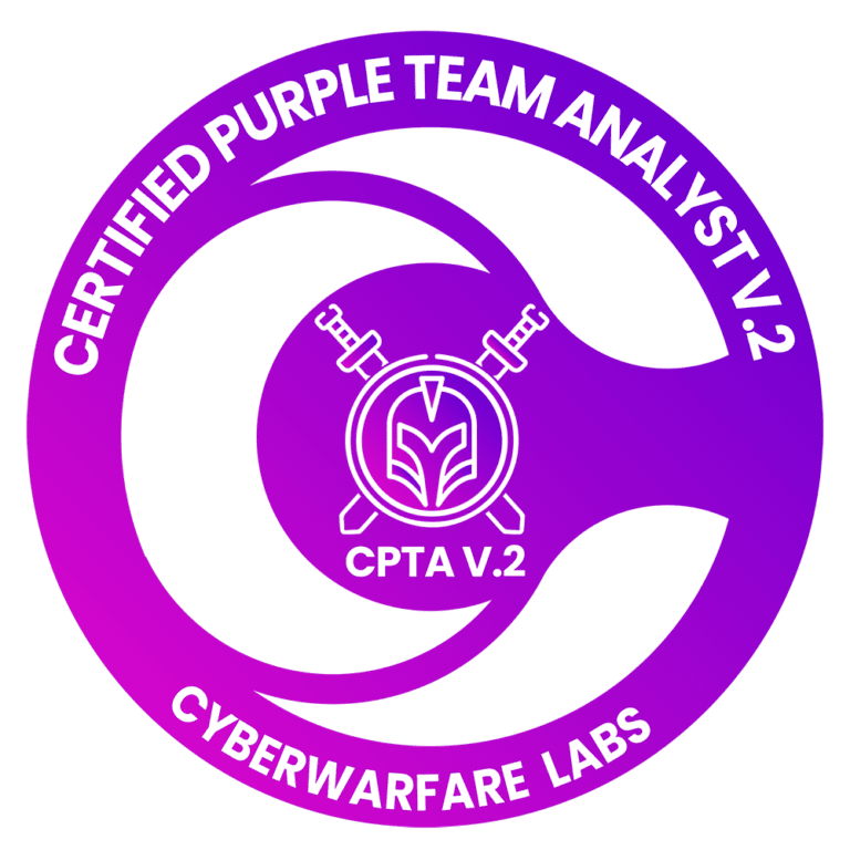 Certified Purple Team Analyst V2 [CPTA V2] - CWL : Advanced Cyber ...
