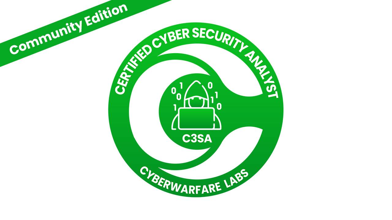 Cyber Security Analyst [C3SA] C_Edition - CWL : Advanced Cyber Attack ...