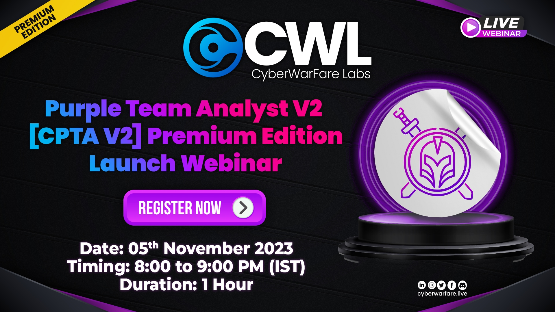 Workshops - CWL : Advanced Cyber Attack & Detection Learning Platform