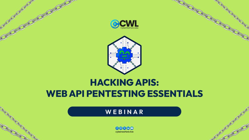 Hacking APIs: Web API Pentesting Essentials - CWL : Advanced Cyber ...